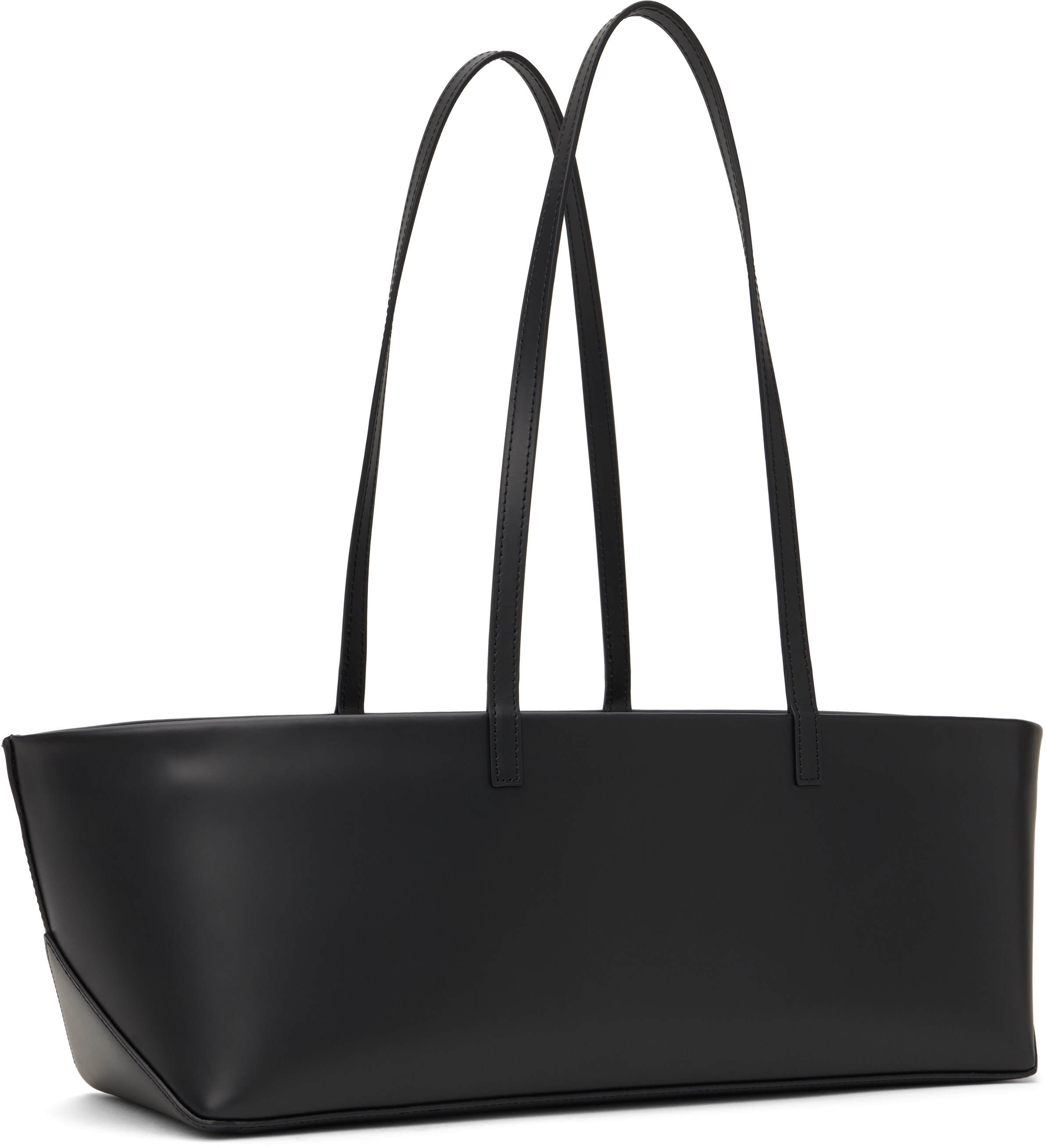 Amomento Square Leather Shoulder Bag In Black - 48% Off | Editorialist
