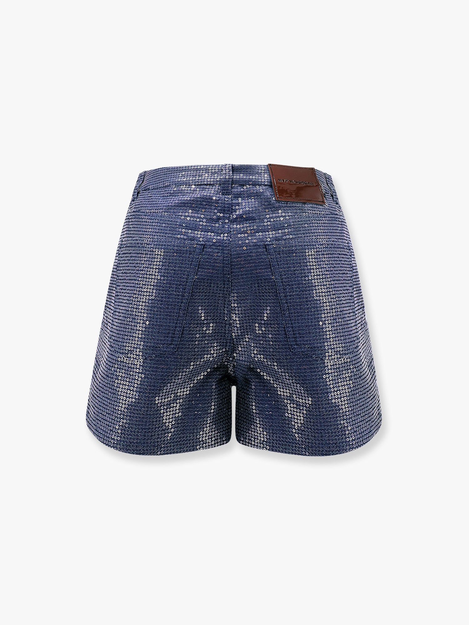 ボトムスその他 MVP WARDROBE Shorts with sequins all over Mvp Wardrobe Sequin Shorts - Blue | Editorialist