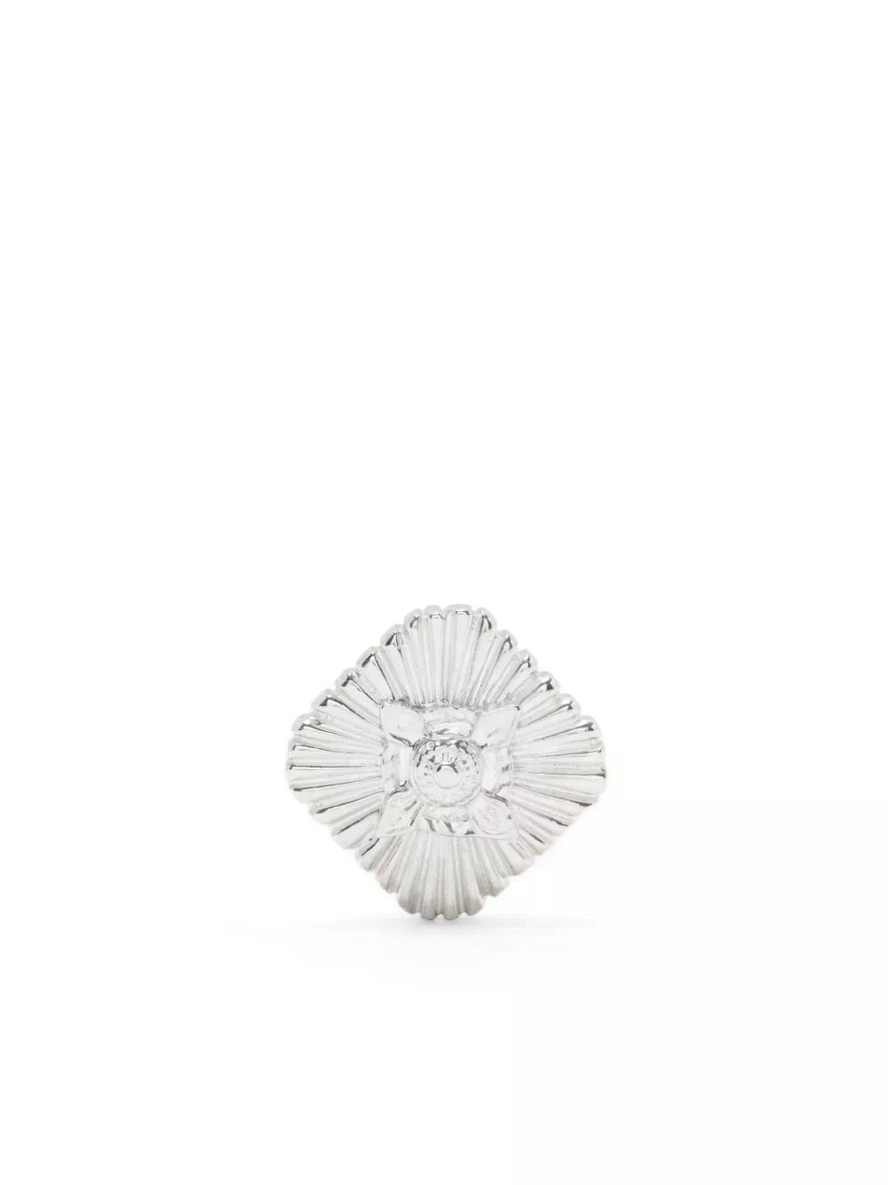 Toga Concho Stud Earring In Silver - 20% Off | Editorialist