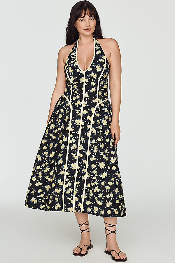 linen jersey dress Lemaire Off Shoulder Dress in jersey