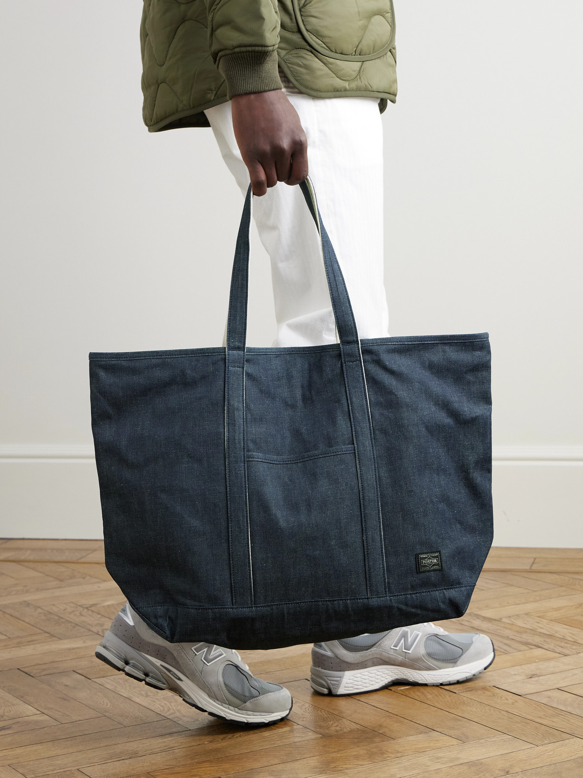 Porter-Yoshida & Co Denim Tote Bag - Blue | Editorialist