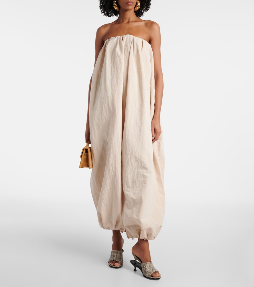 JACQUEMUS Jacquemus Doubles Snake-Effect Leather Mules