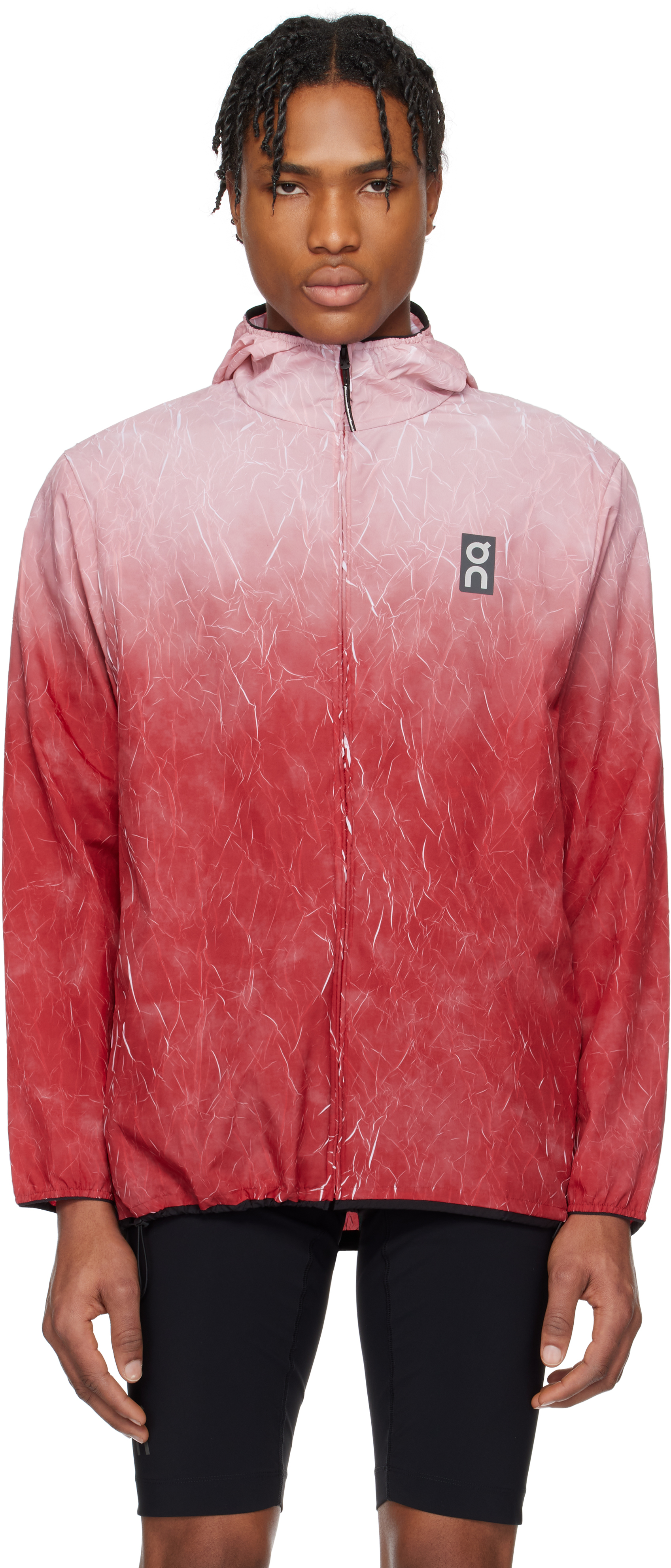 On Pace Run Jacket In Red - 33% Off | Editorialist