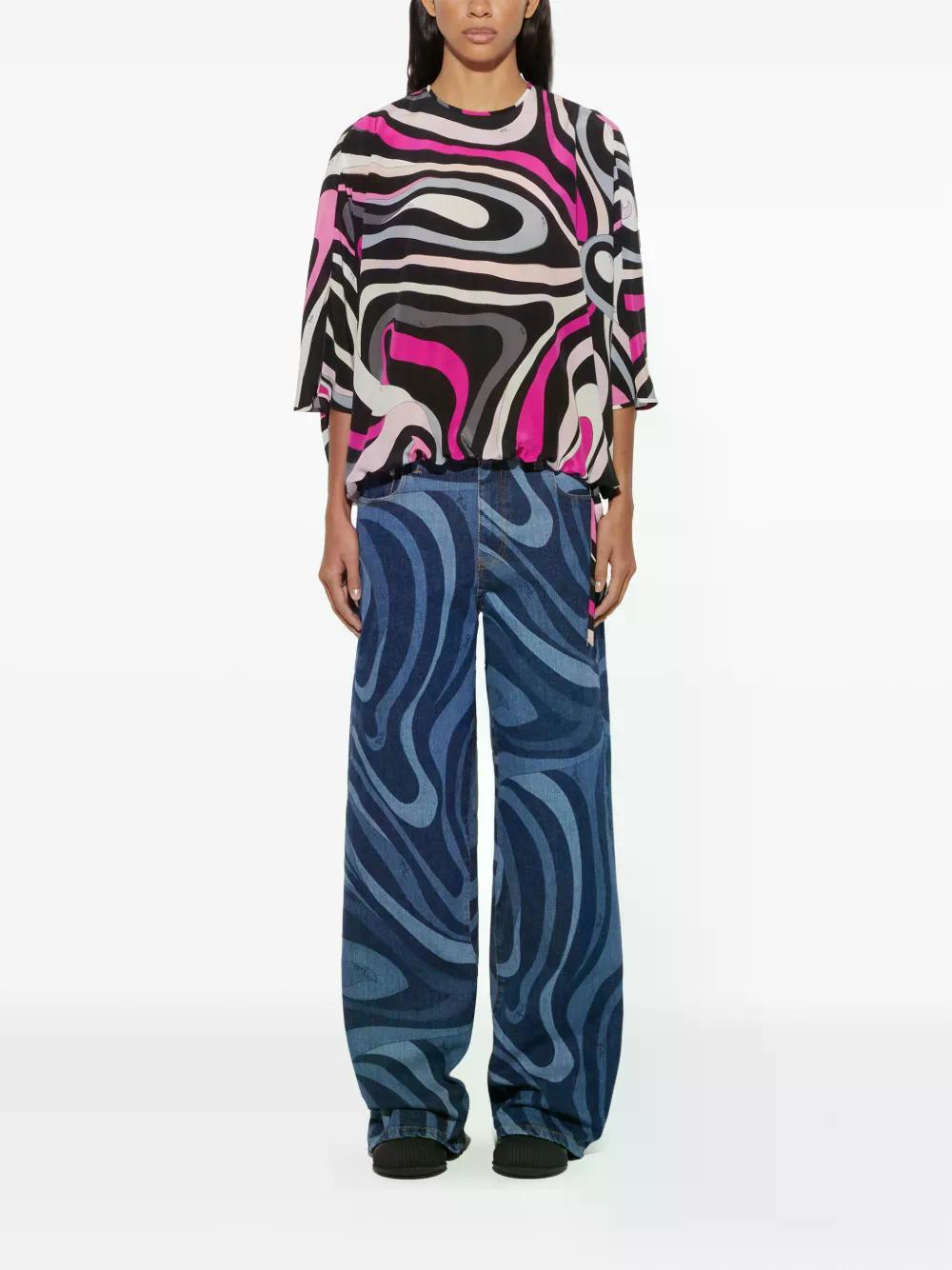 EMILIO PUCCI PUCCI Marmo Blouse