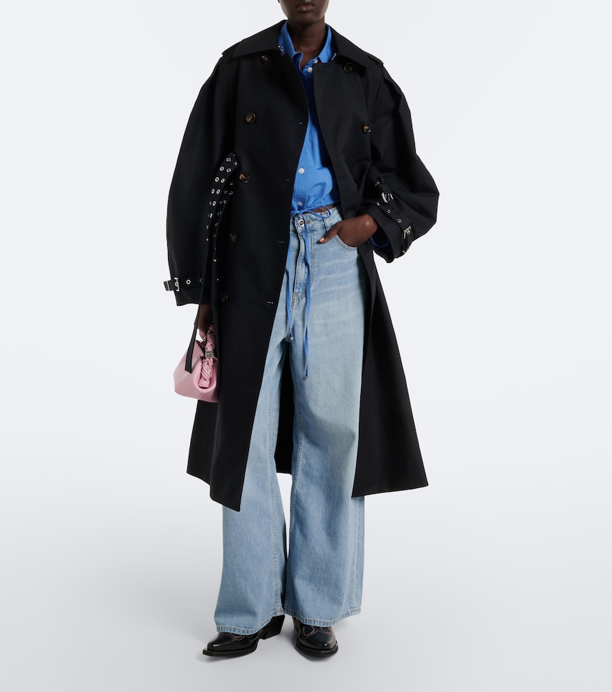 GANNI Ganni Cotton Trench Coat