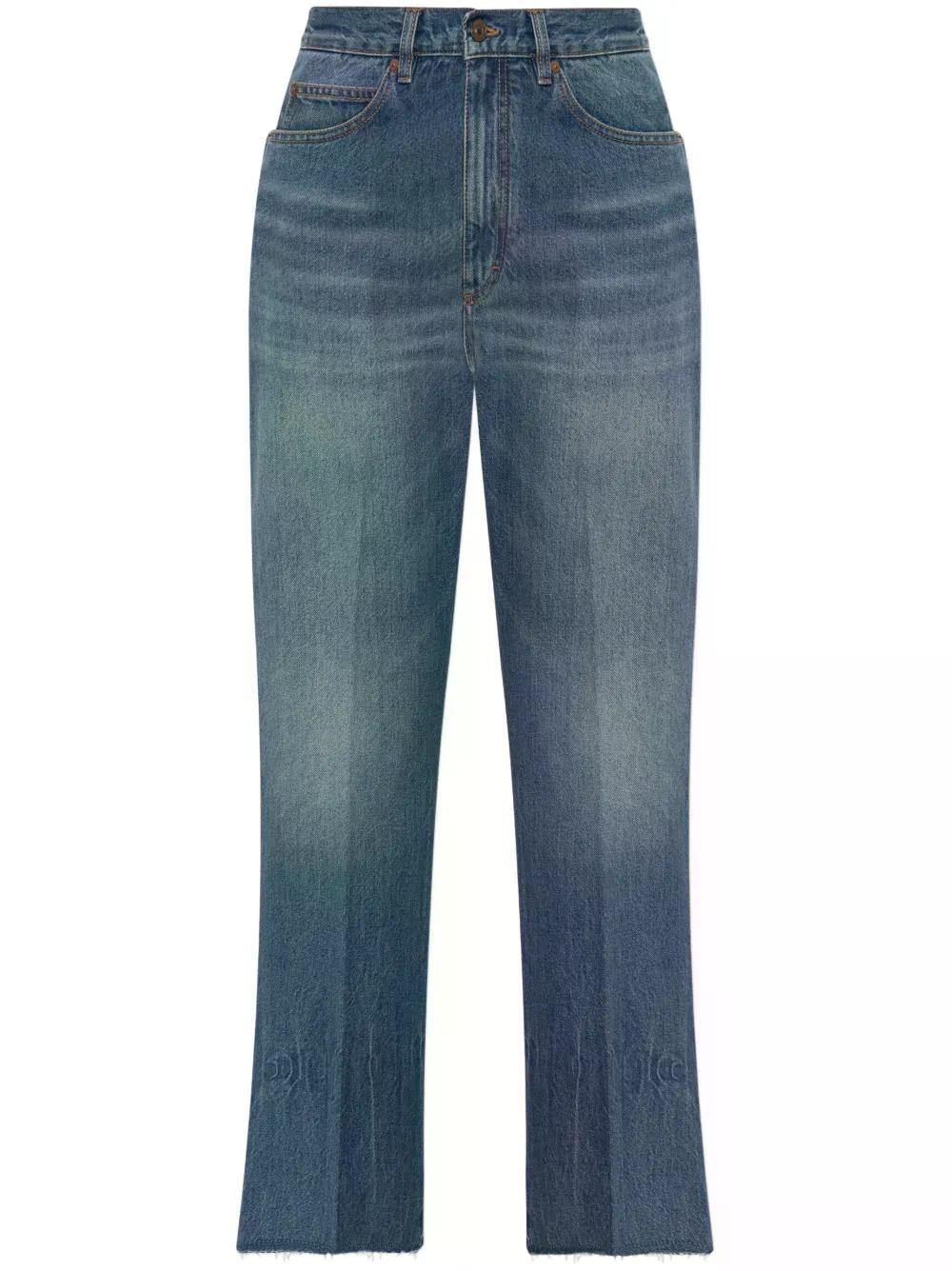 VICTORIA BECKHAM Victoria Beckham Relaxed Curved Jeans