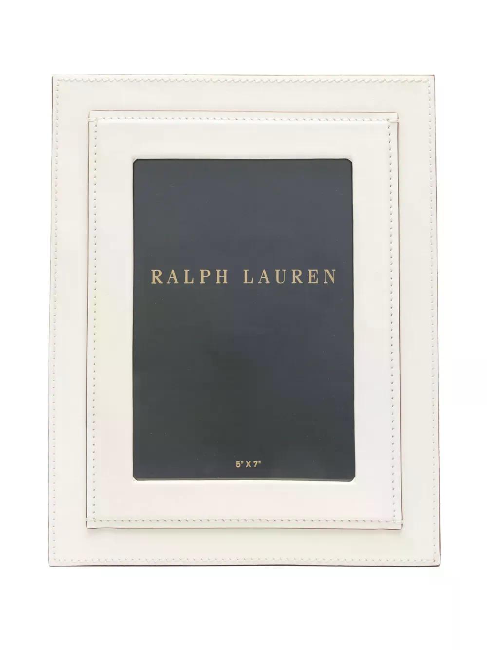 Ralph Lauren Brennan Leather Photo Frame - Brown | Editorialist