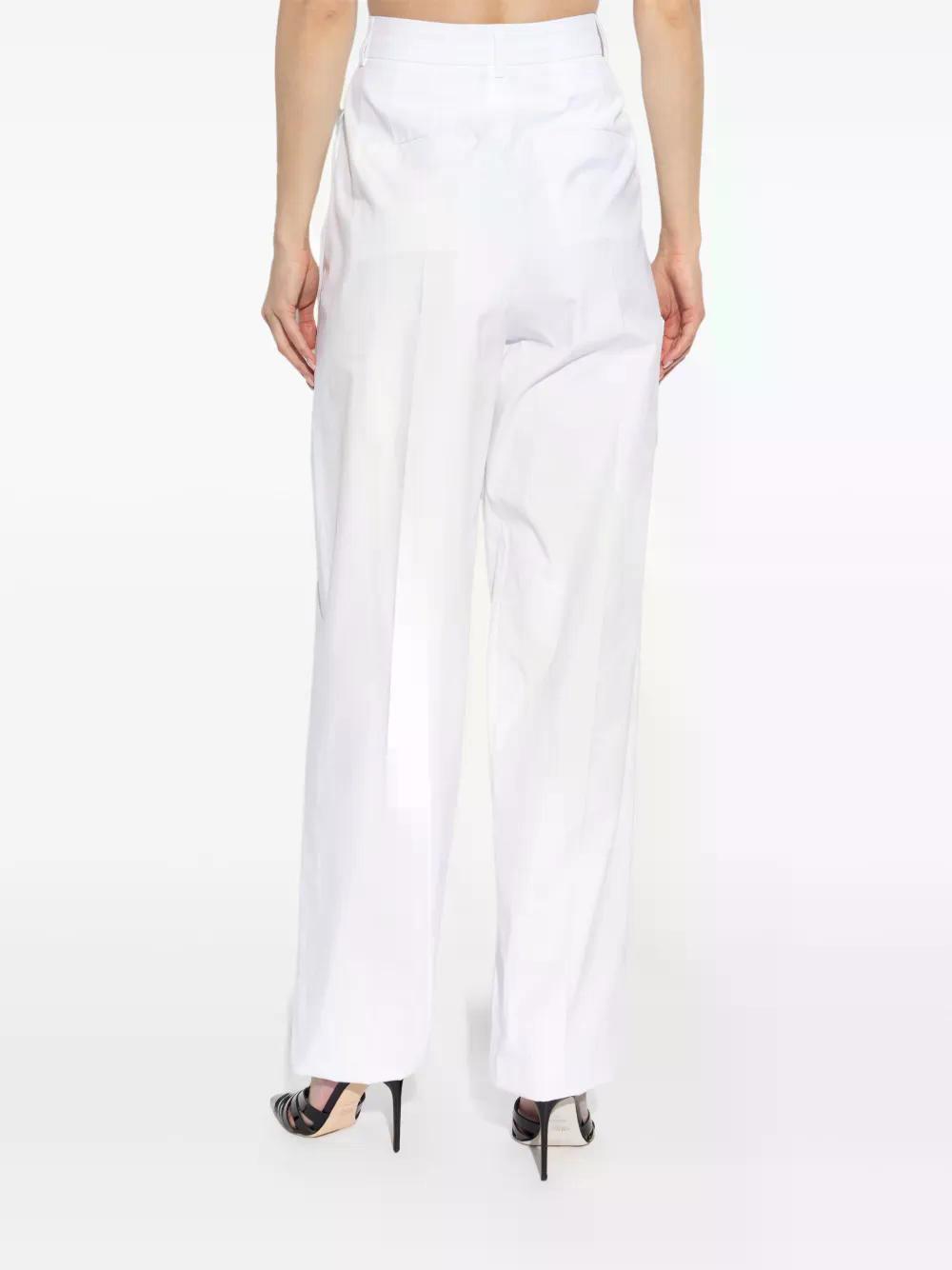 SPORTMAX LEONE PENCES COTTON TROUSERS (2512131142600 001 SPORTMAX LEONE PENCES COTTON TROUSERS (2512131142600 001
