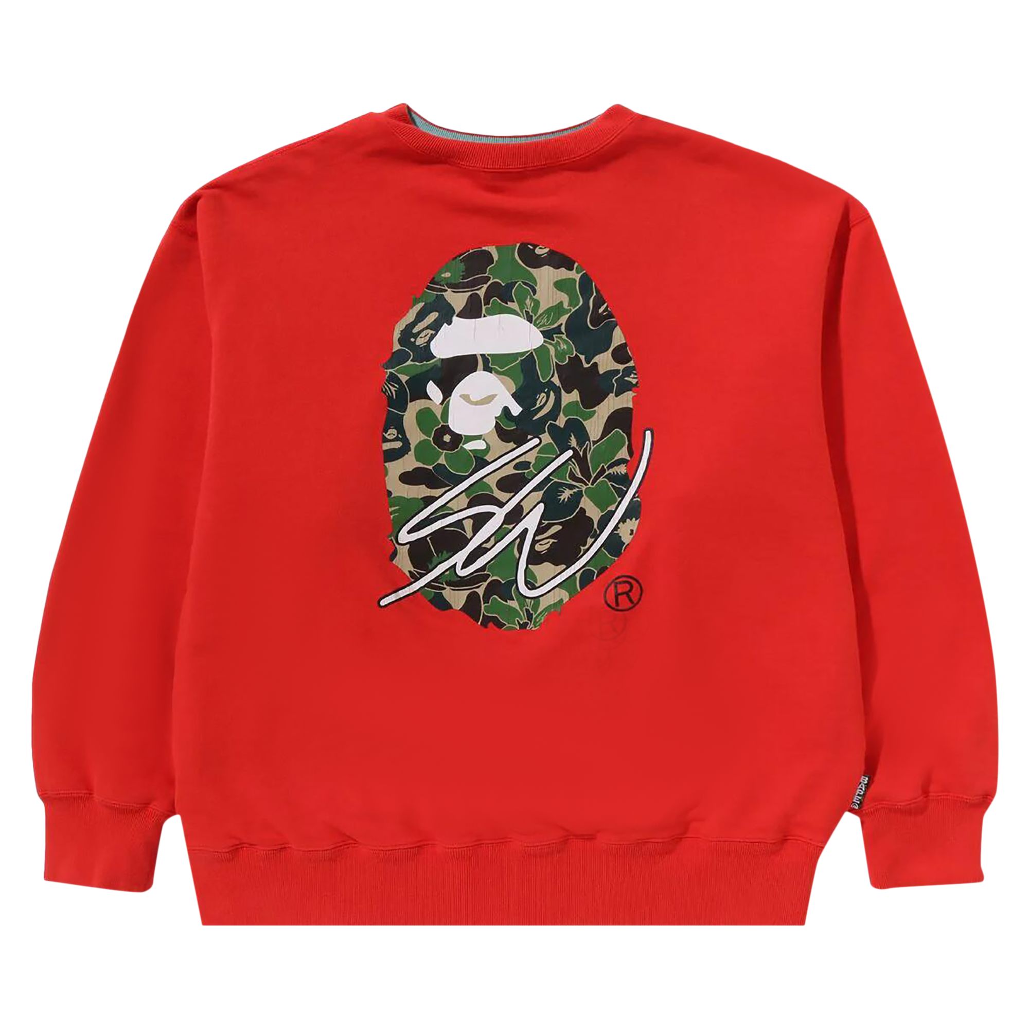 A Bathing Ape X Sean Wotherspoon 4way Crewneck - Red | Editorialist