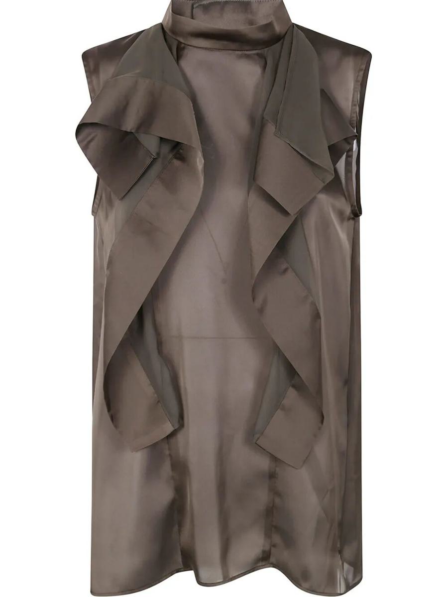 トップス sacai Satin Chiffon Embroidery Pullover Satin x Chiffon Embroidery Pullover | sacai Official Store サカイ