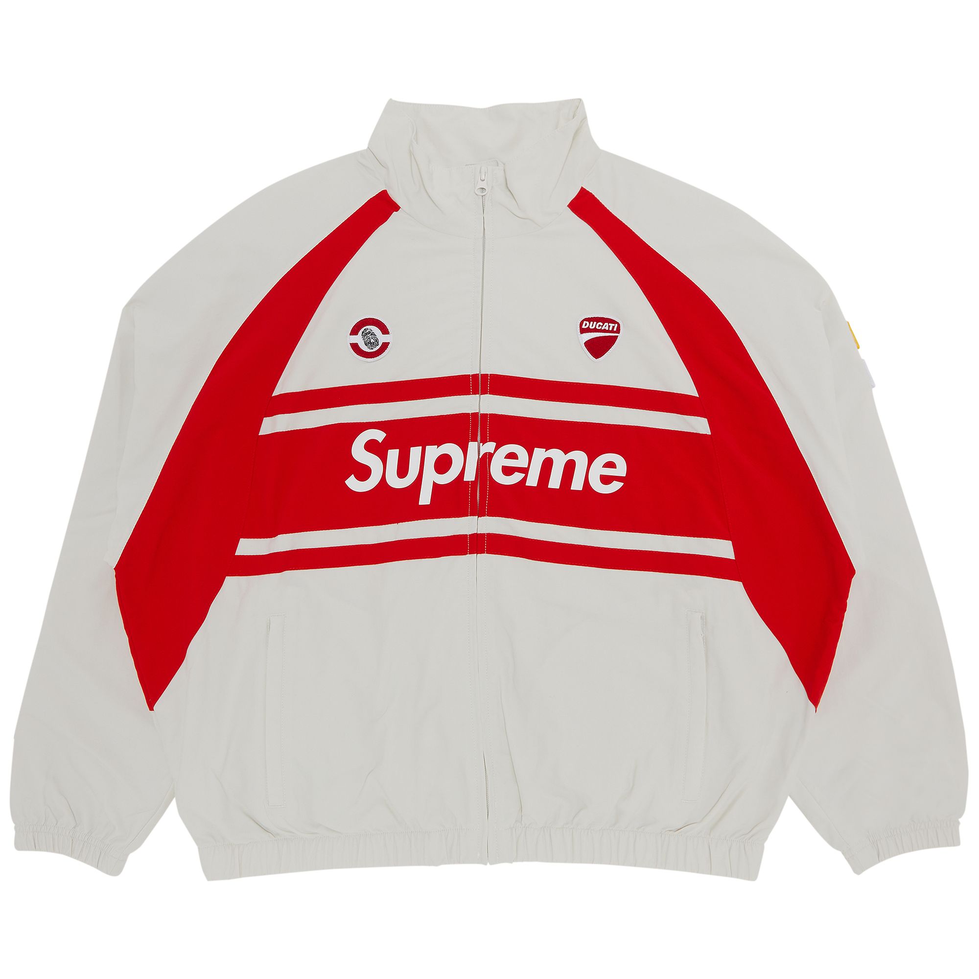 Supreme Ducati Track Jacket - Light Grey | Editorialist