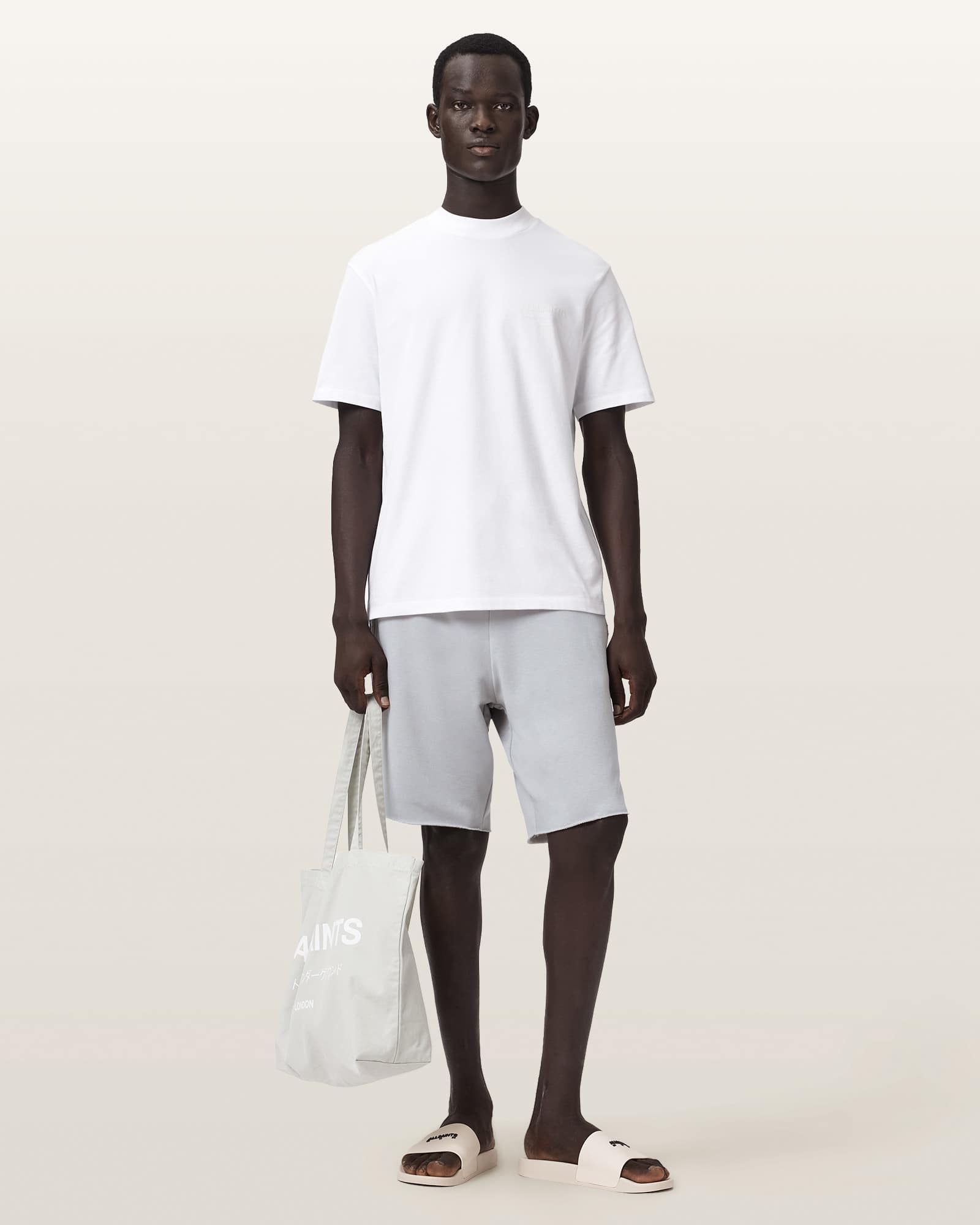 ALLSAINTS ALLSAINTS Helix Cotton Blend Sweat Shorts