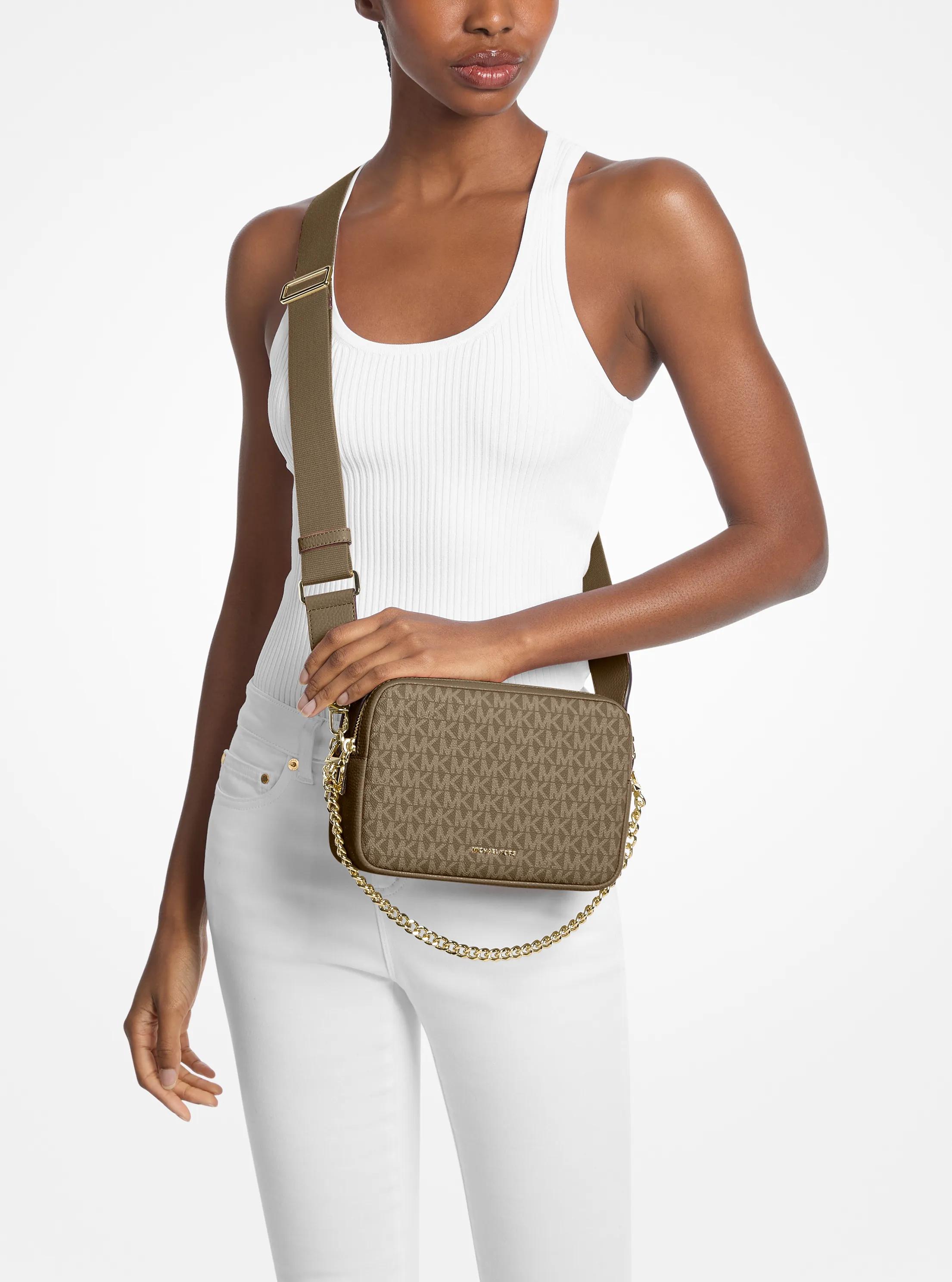 MICHAEL KORS MICHAEL Michael Kors Bryant Medium Signature Logo Camera Crossbody Bag