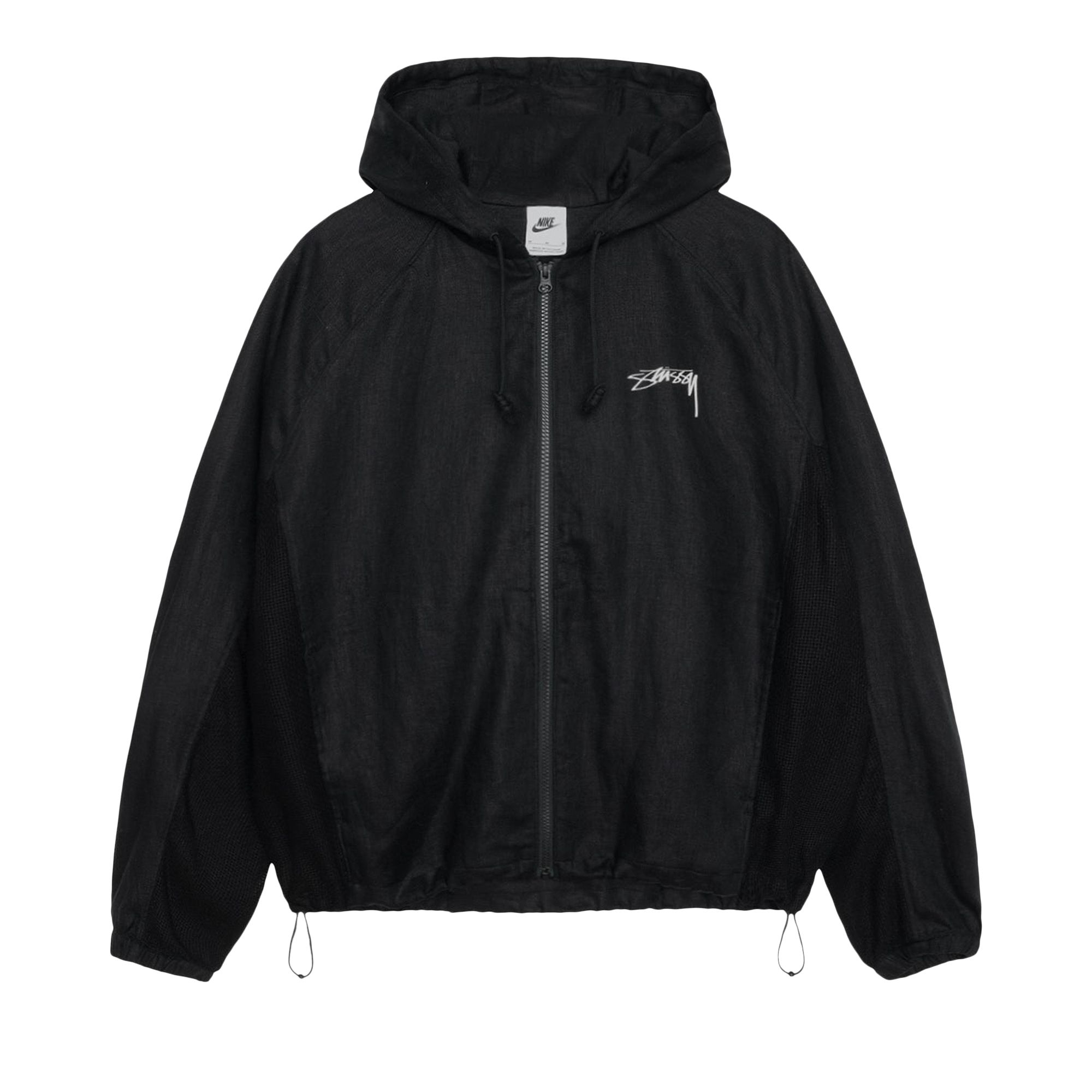 Nike X Stussy Insulated Pullover Jacket In Black | Editorialist