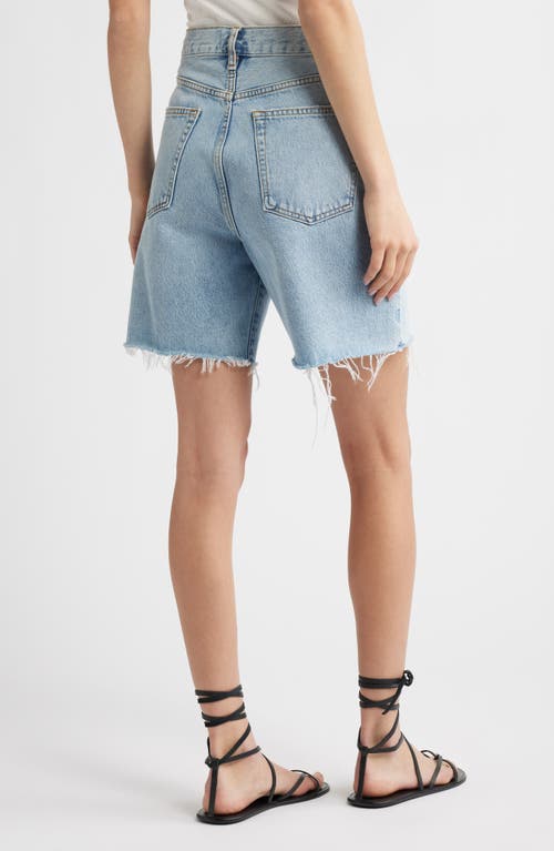 Frame Regenerated Denim Bermuda Shorts In Blue - 22% Off Frame Regenerated Denim Bermuda Shorts In Blue - 22% Off