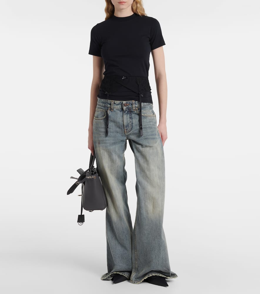BALENCIAGA Balenciaga Lingerie Cotton-Blend Jersey T-Shirt