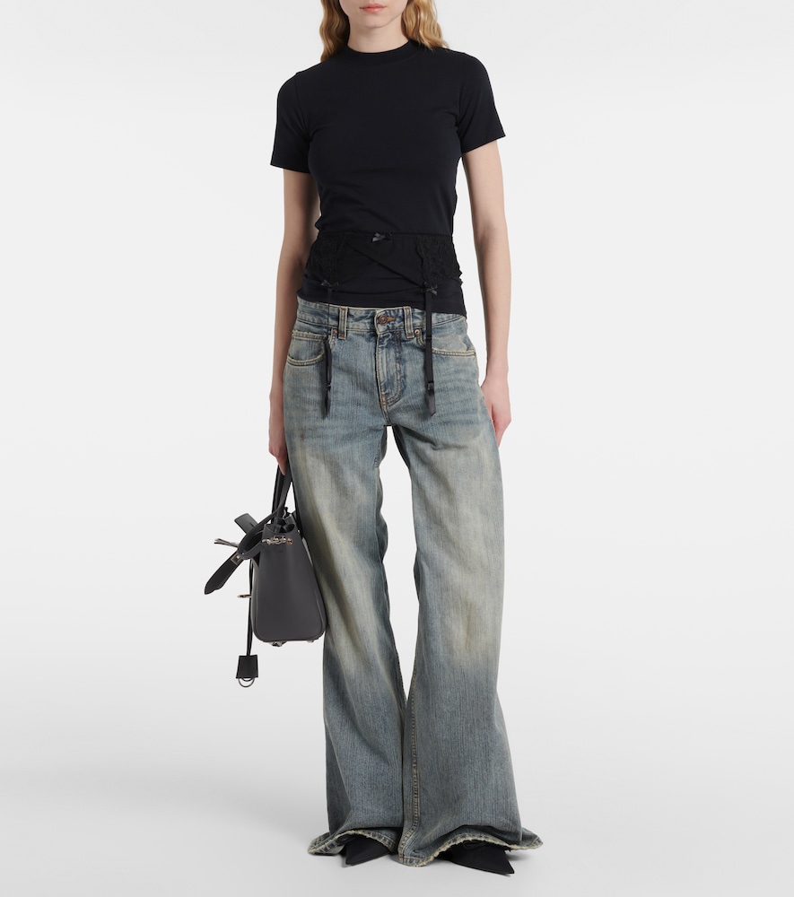 BALENCIAGA Balenciaga Lingerie Cotton-Blend Jersey T-Shirt