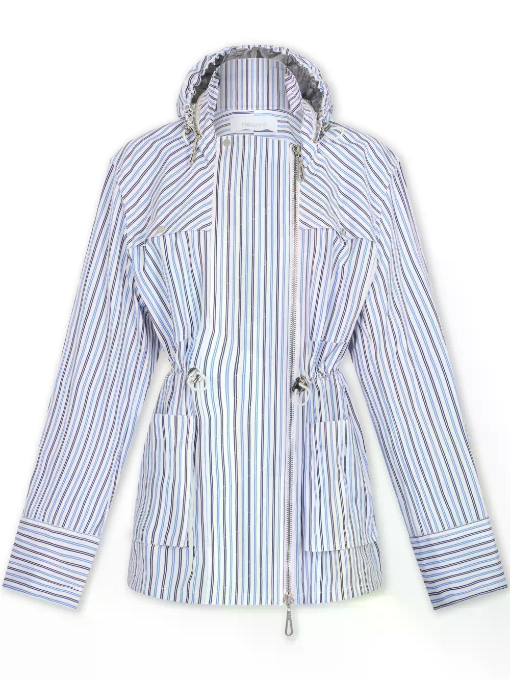 PACO RABANNE Rabanne Striped Hooded Jacket