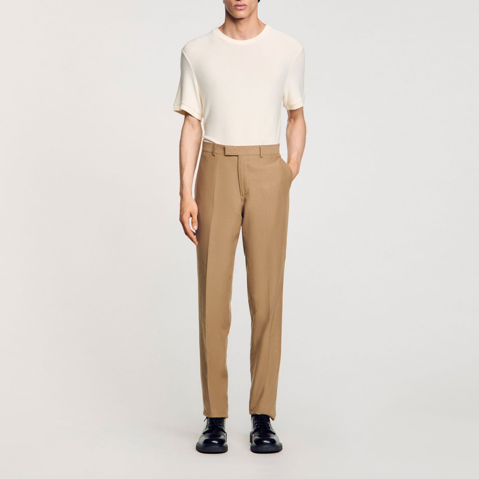 SANDRO Sandro Classic-Fit Suit Trousers