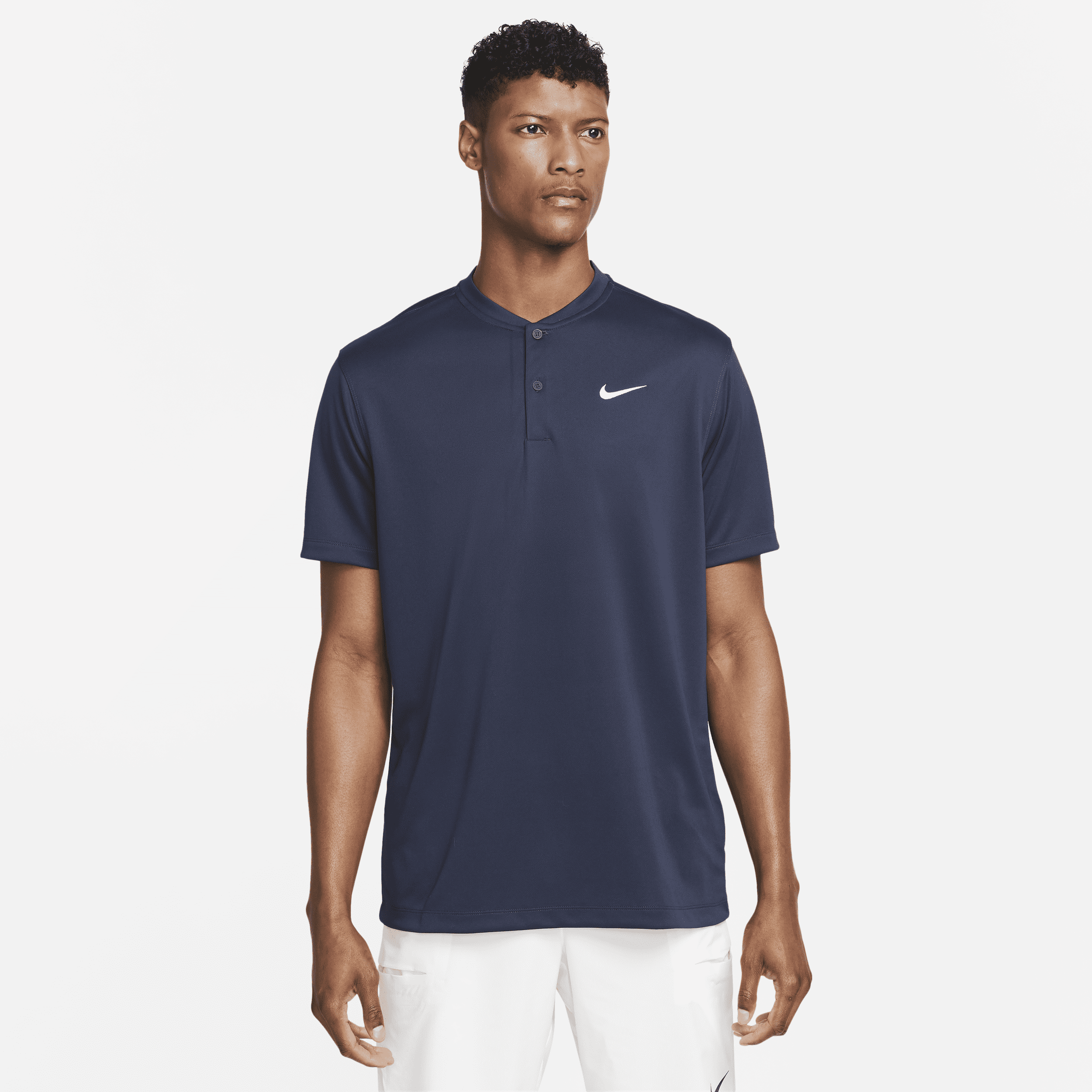 NIKE men's court dri-fit tennis blade polo