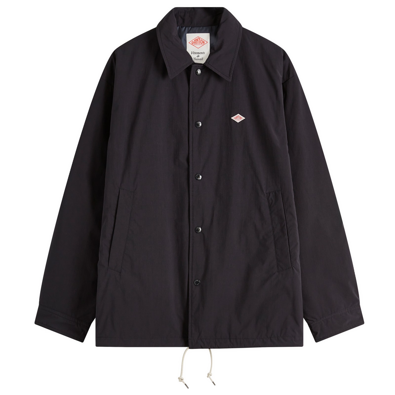 Danton Round Collar Jacket - Navy | Editorialist
