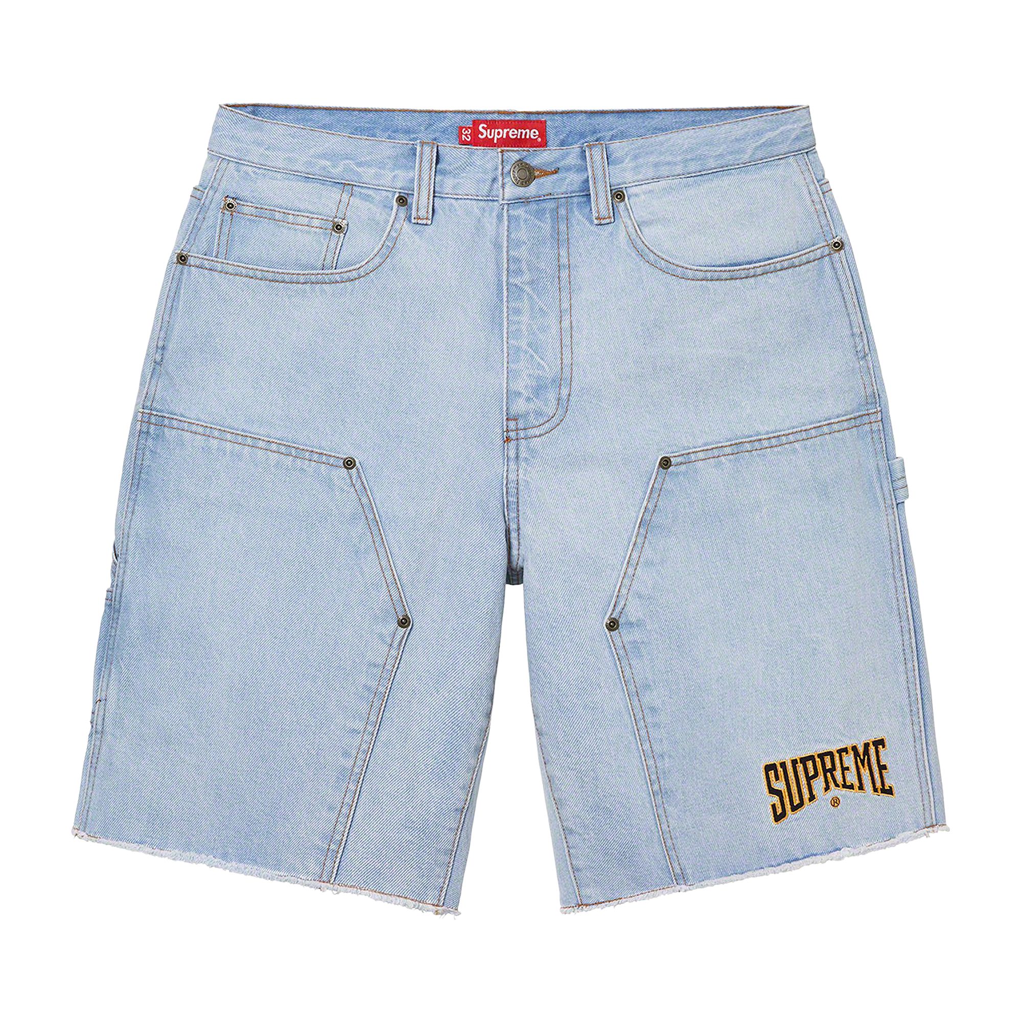 Supreme Baggy Denim Shorts - Blue | Editorialist