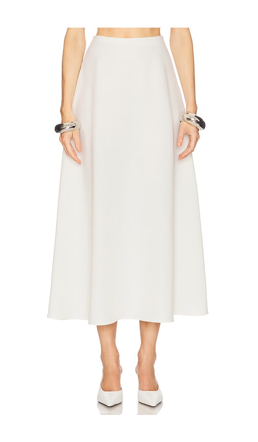 HELSA The Heavy Crepe Midi Skirt