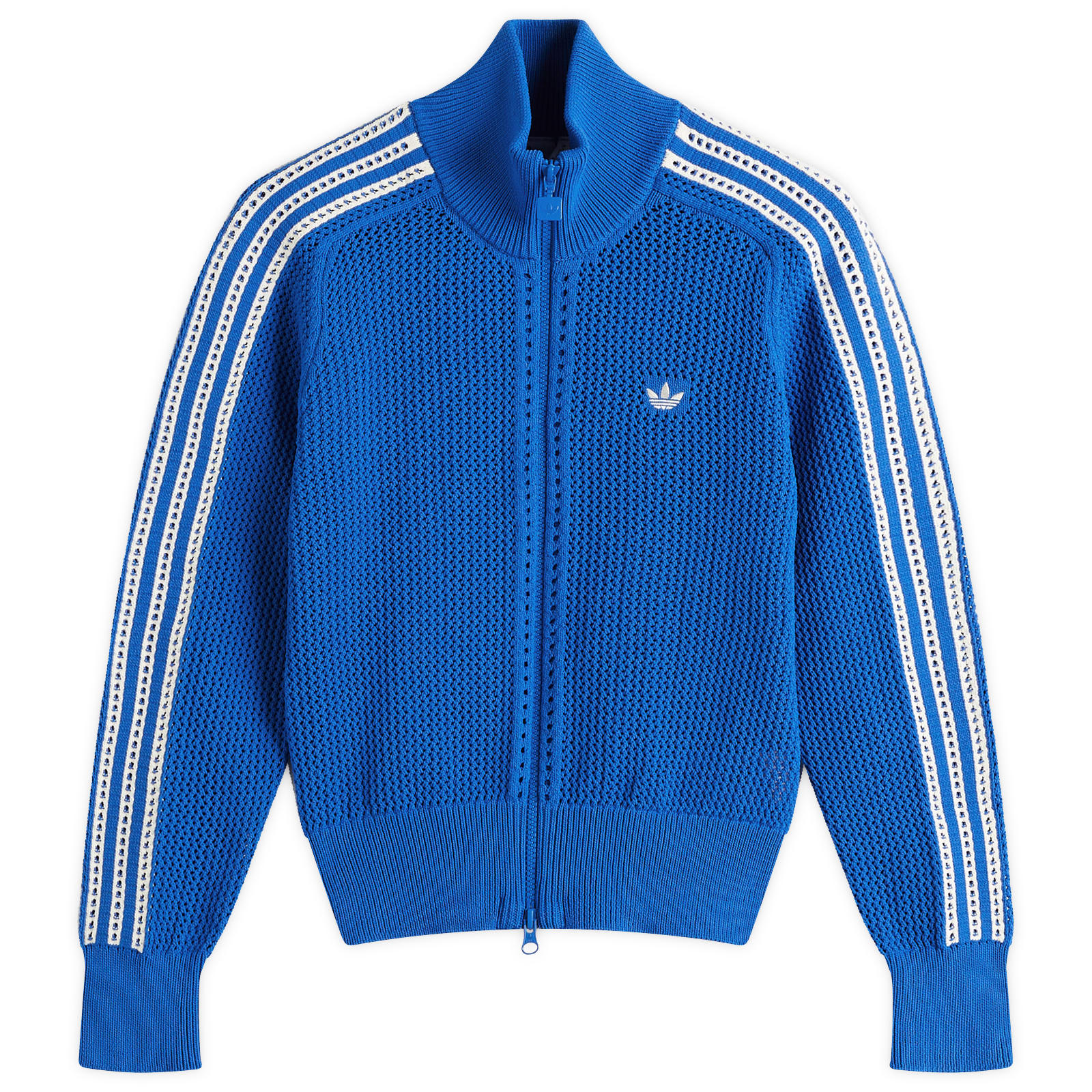 Adidas Originals Premium Crochet Track Top - Blue | Editorialist