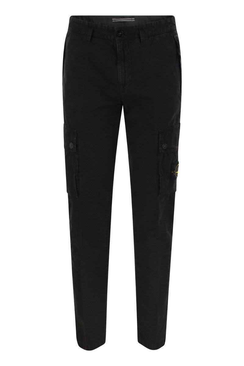 Stone Island Slim-Fit Cargo Trousers In Black - 34% Off | Editorialist