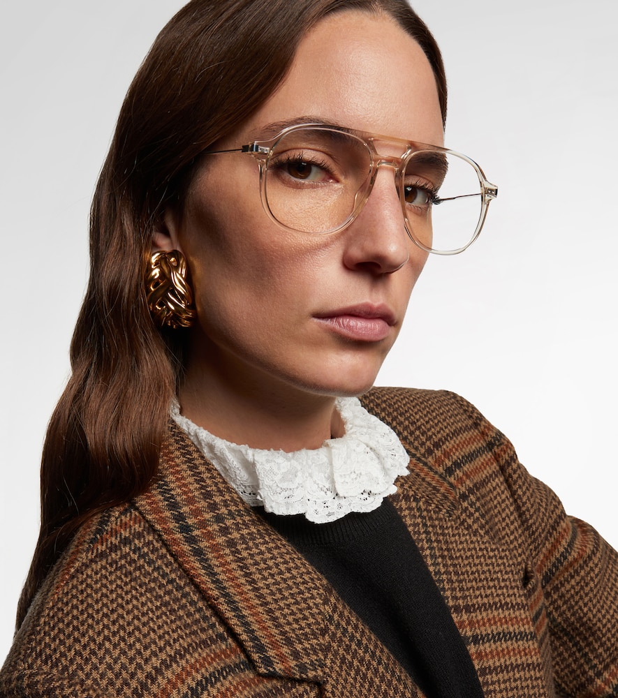 SAINT LAURENT Ultra Leger Aviator Sunglasses