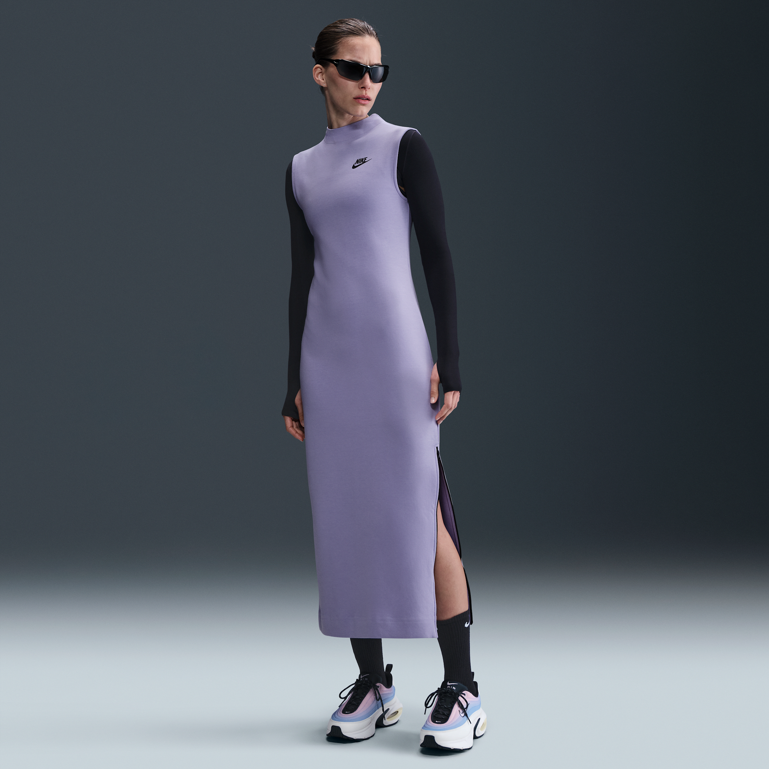 lavender nike dress