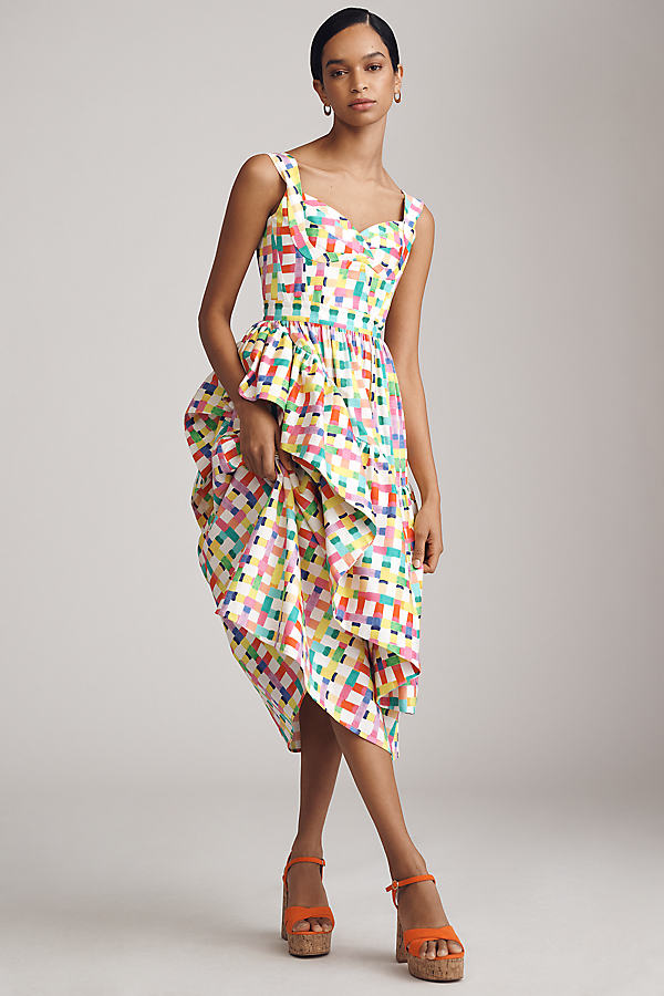 Celiab Corsica Asymmetrical Ruffle Dress In Multicolor - 42% Off | Editorialist Celiab Corsica Asymmetrical Ruffle Dress In Multicolor - 42% Off | Editorialist