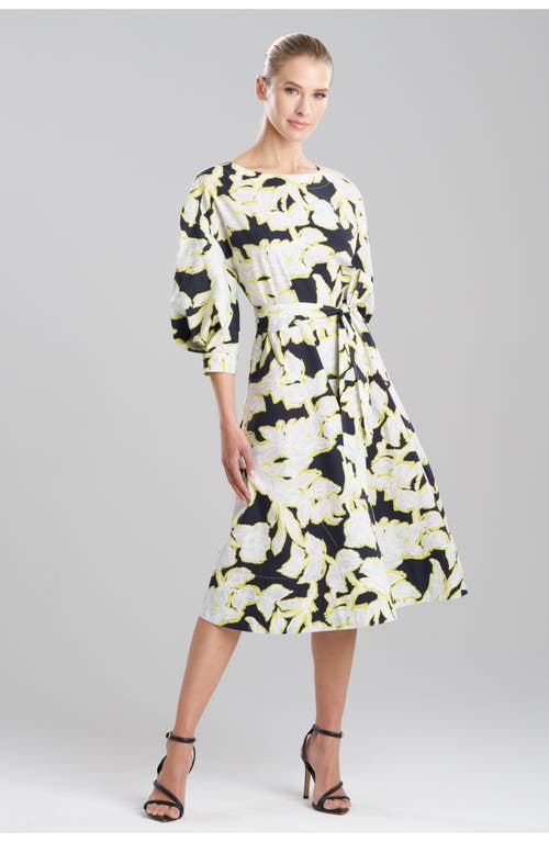 NATORI Natori Misty Floral Boatneck Dress