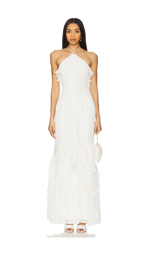 Runaway The Label Azlyn Maxi Dress - Ivory | Editorialist