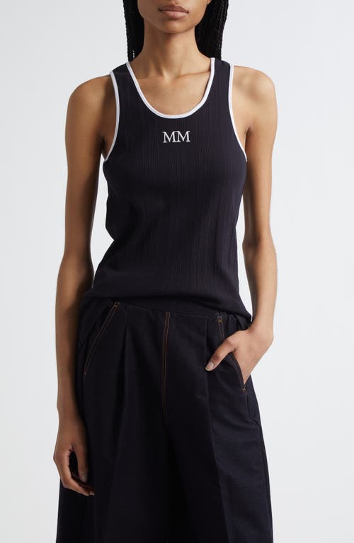 MM BY MAX MARA MM by Max Mara Embroidered Logo Tank