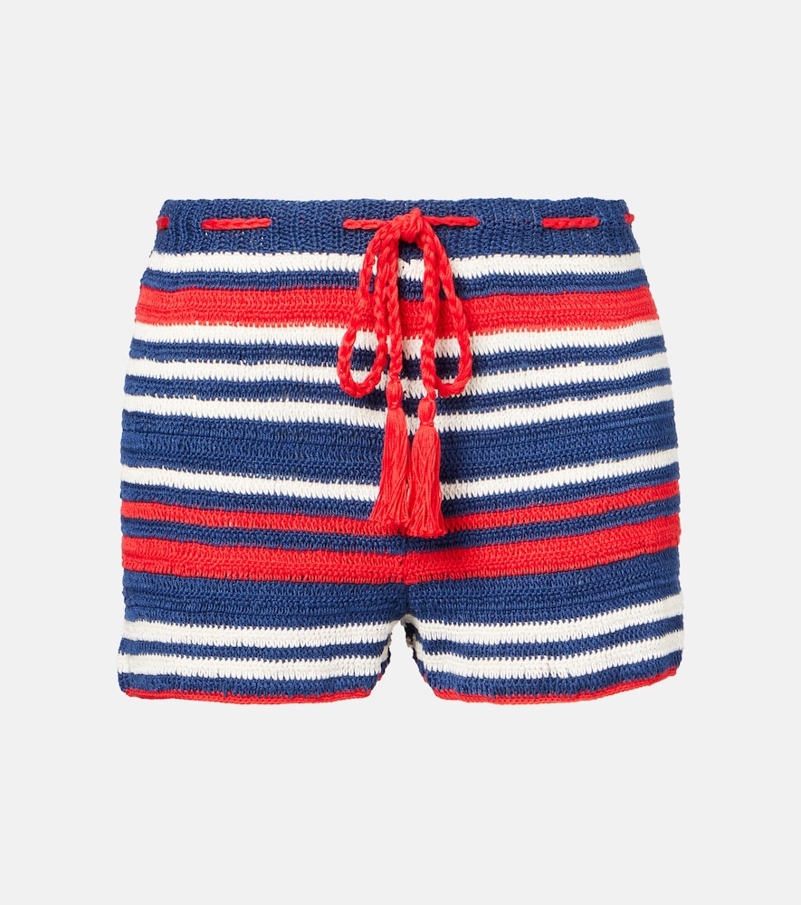 ANNA KOSTUROVA Anna Kosturova Crochet Cotton Shorts