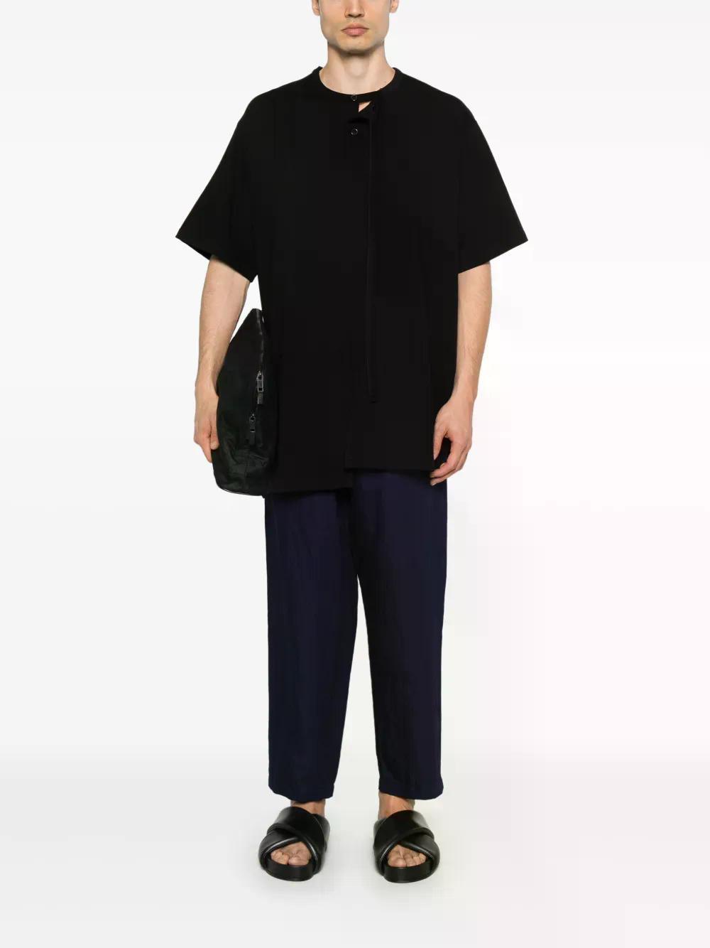 YOHJI YAMAMOTO Yohji Yamamoto Slub-Texture Trousers
