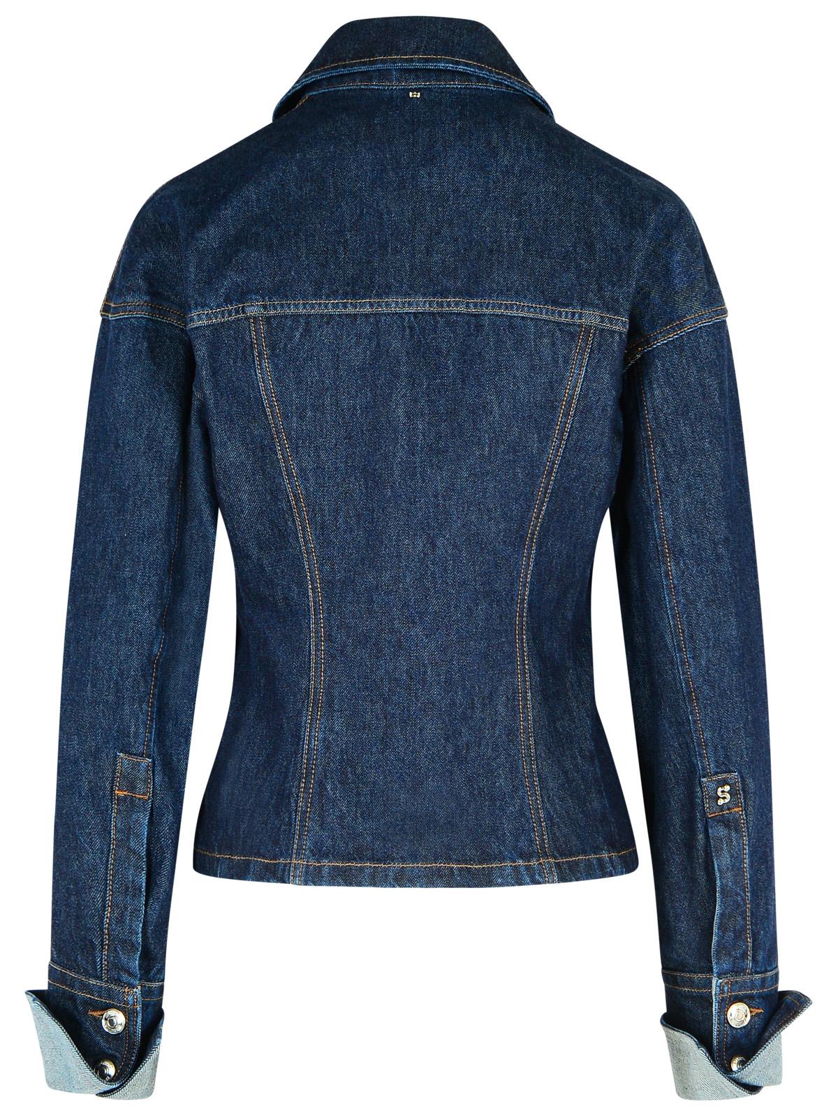 SPORTMAX GANCE - Denim fitted jacket (2512041053600 001