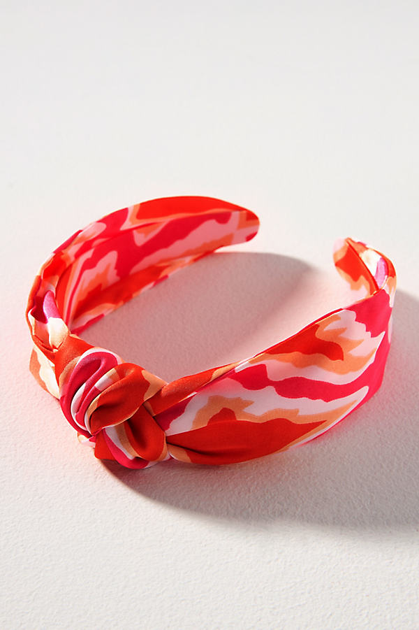 NEW Anthropologie Knotted Print Headband Lot Printed Shimmer Knot Headband | Anthropologie main image 3