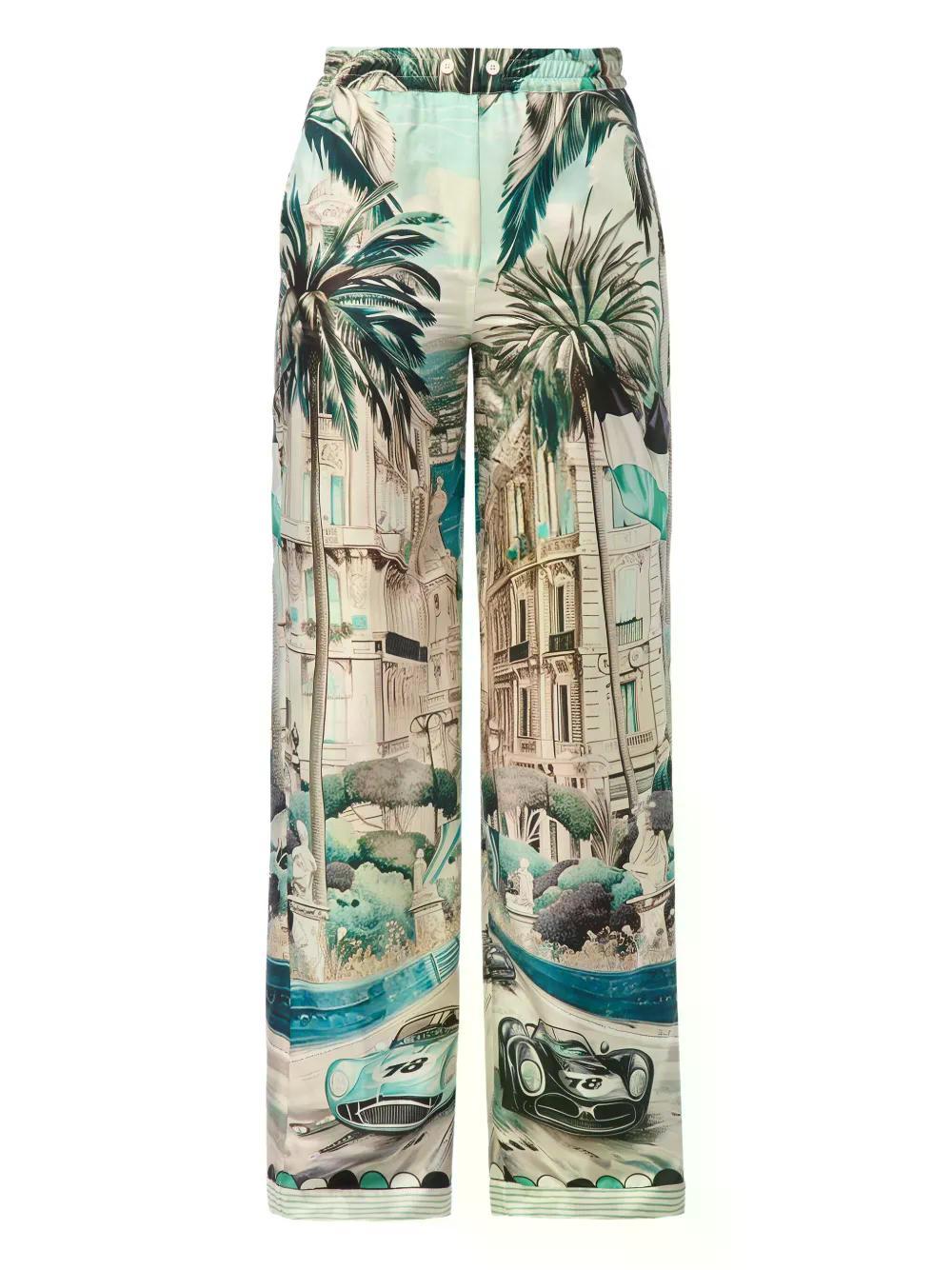 PHILIPP PLEIN Silk Trousers