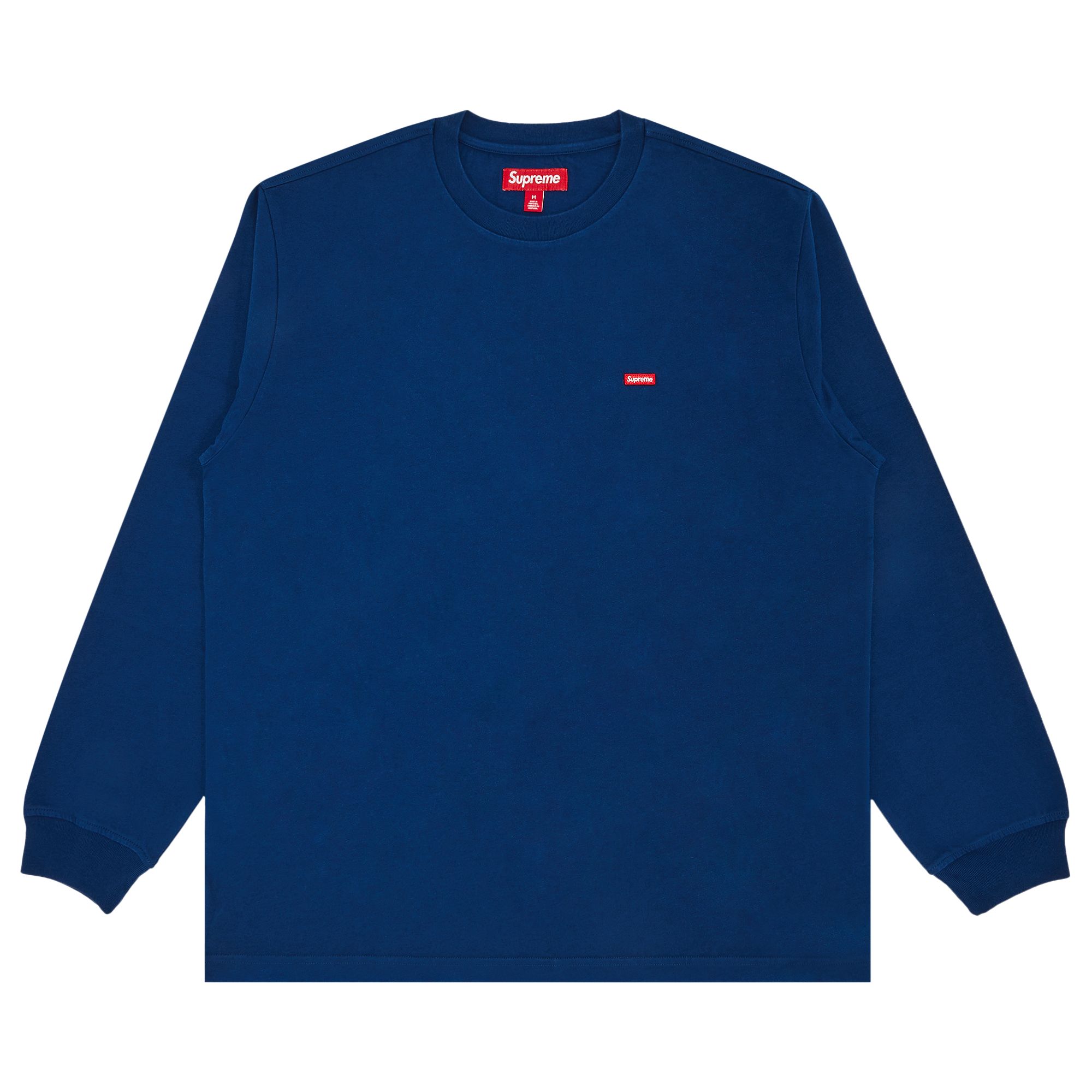 Supreme Small Box Long Sleeve Tee Shirt - Dark Royal | Editorialist