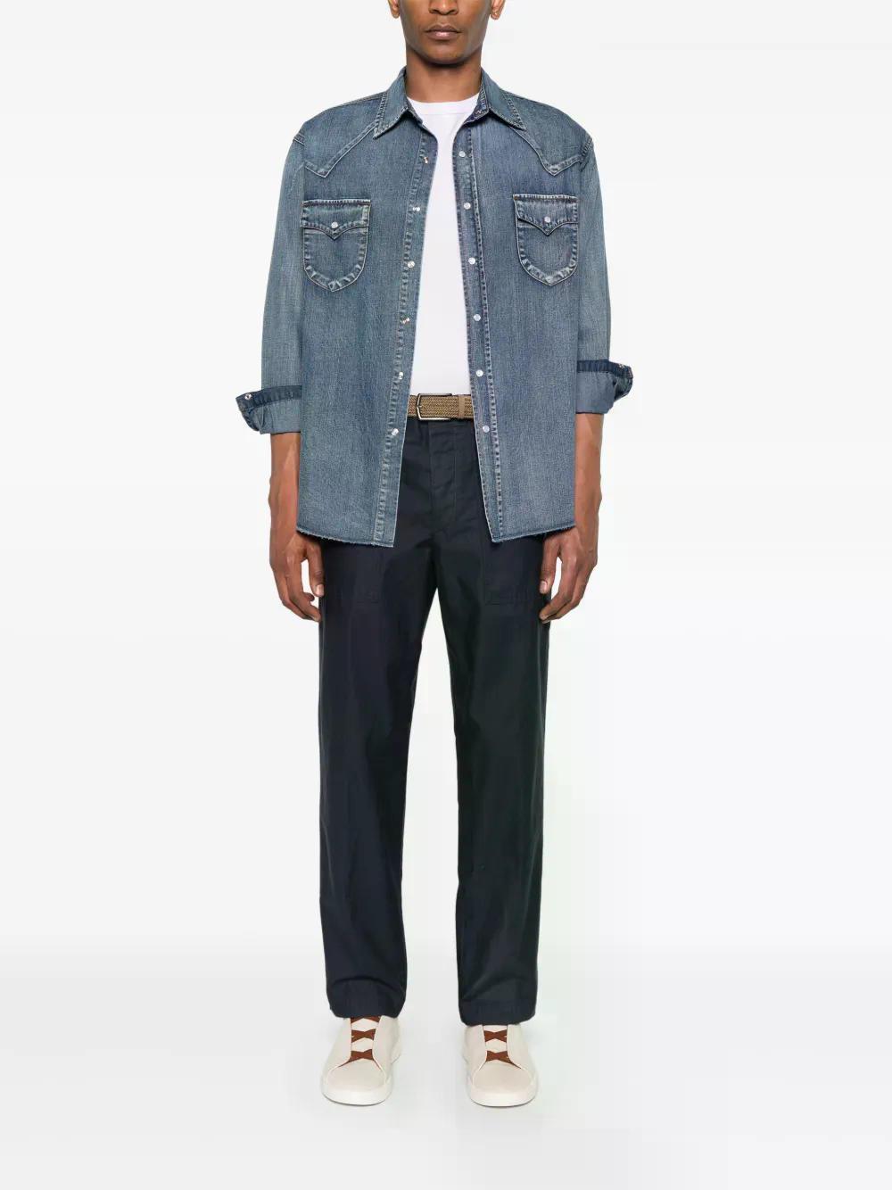 INCOTEX Incotex Cotton Trousers