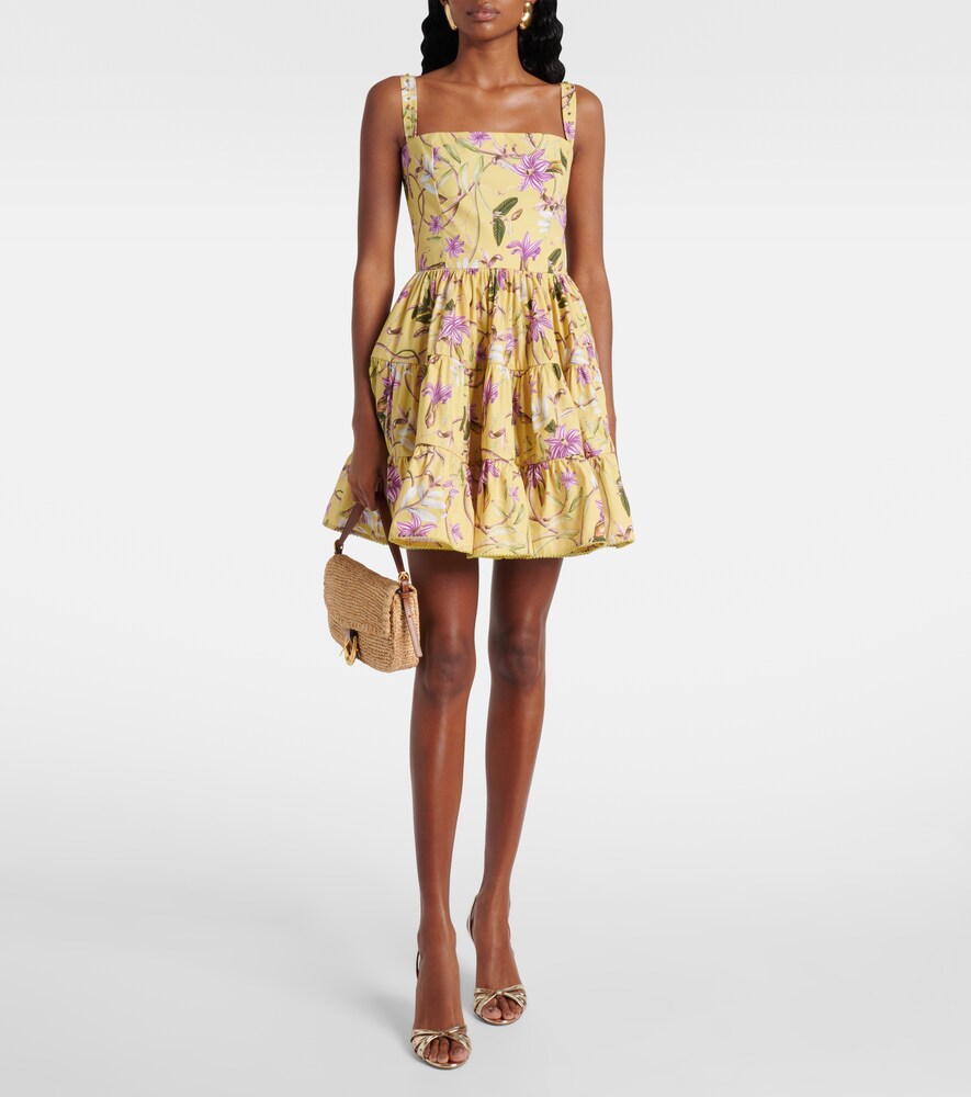 AGUA BENDITA Agua by Agua Bendita Lima Printed Mini Dress