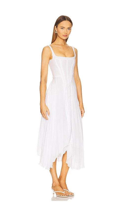 Understated Leather Daisy Lana Dress In White - 20% Off | Editorialist