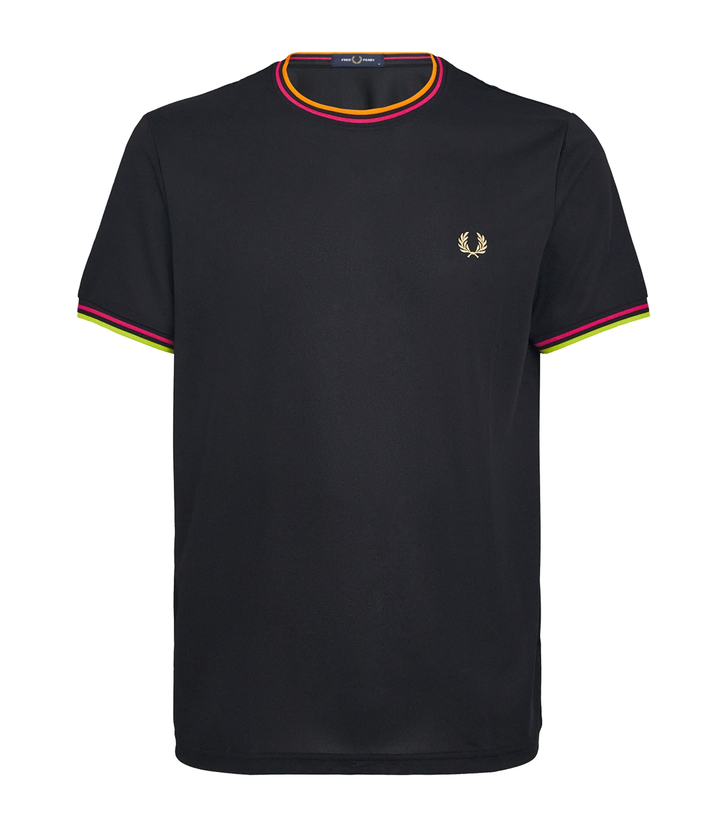 Fred Perry Twin Tipped Tennis T-Shirt - Black | Editorialist