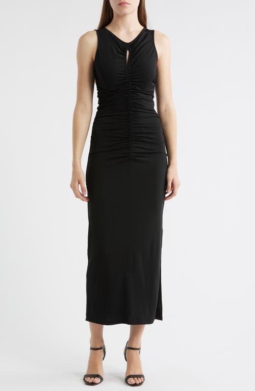 BOSS Emberla Ruched Stretch Jersey Dress
