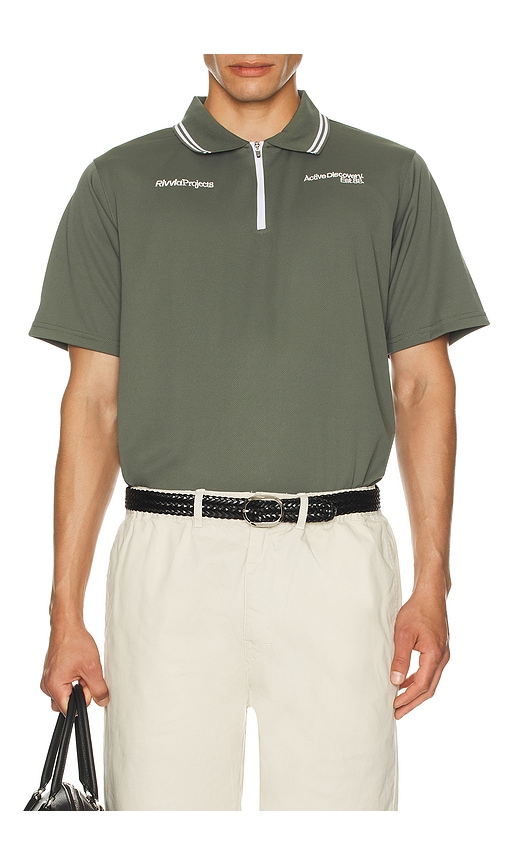 Rivvia Projects Swing Foundation Polo In Olive - 30% Off