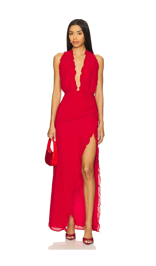 chinese dress ladies Emma Strapless Jersey Gown – SIMKHAI main image 0