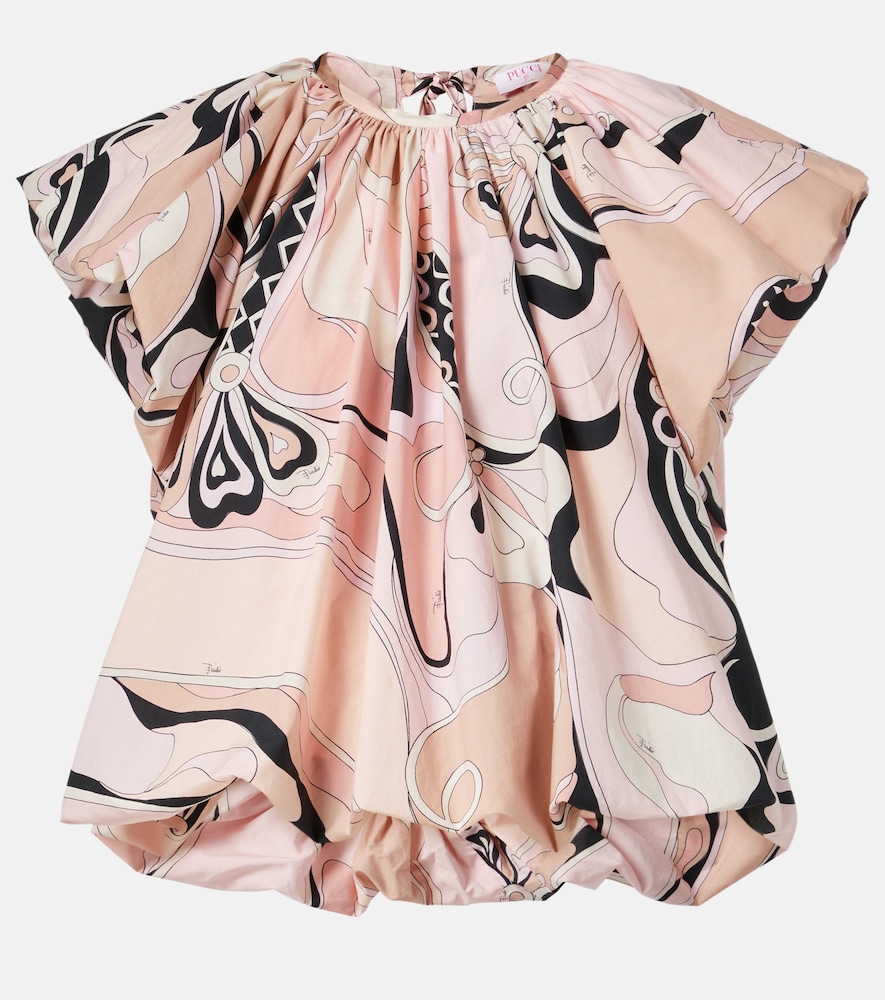 EMILIO PUCCI Orchidee Cotton Top