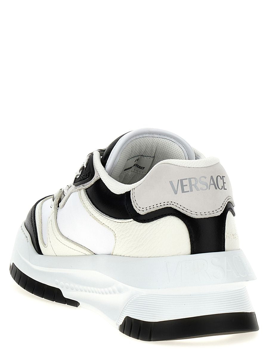 Versace Odyssey Leather Sneakers - Multicoloured - 50% Off